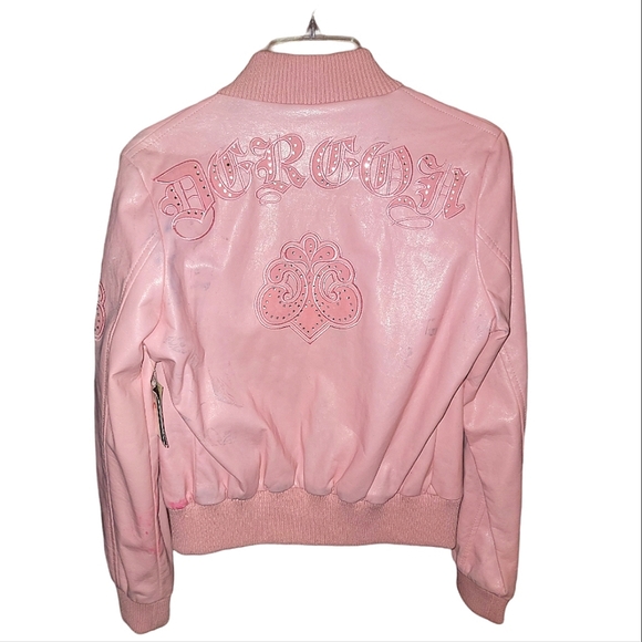 Dereon | Jackets & Coats | Rare Y2k Vintage Pink Studded Dereon Jacket ...